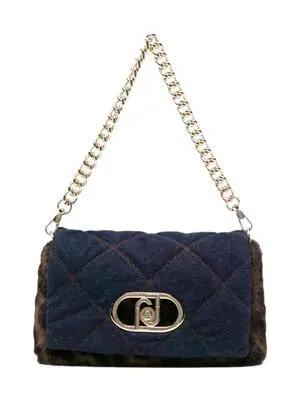Liu Jo Faux-fur Shoulder Bag - Blue