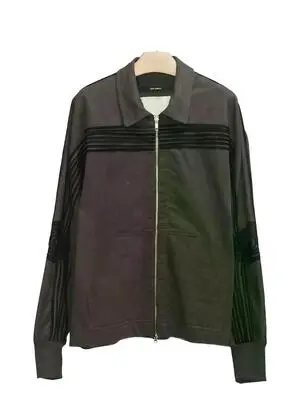 SONG FOR THE MUTE Appliqué Track Jacket - Black