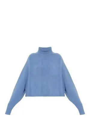 LISA YANG Cathie Turtleneck Sweater - Blue
