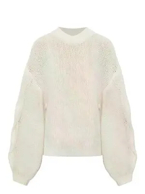 LISA YANG Runi Cable-knit Sweater - Neutrals