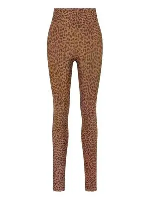 The Upside Javan Leopard-print Leggings - Brown