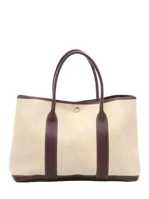 Hermès Hermès 2000s PM Garden Party Tote Bag Neutrals