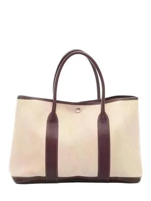 Hermès Hermès 2000s PM Garden Party Tote Bag Neutrals