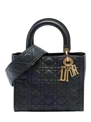 Dior Medium Lady Satchel - Black