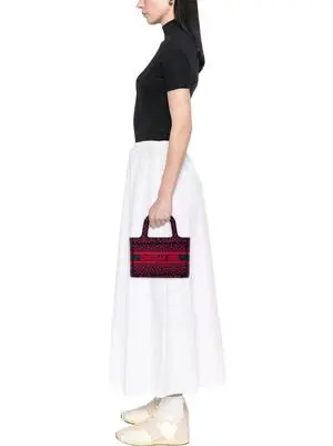 Dior Christian Dior Mini Book Tote Handbag Black