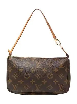 LOUIS VUITTON Monogram Pochette Accessoires Shoulder Bag - Brown