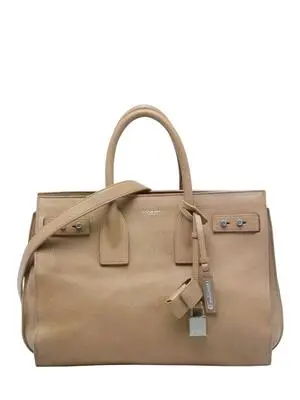 Saint Laurent Sac De Jour Satchel - Brown