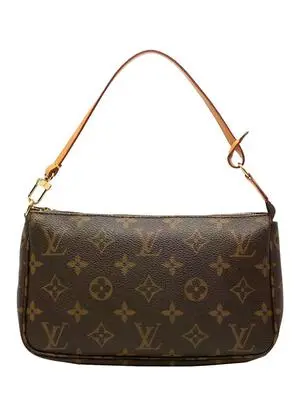 LOUIS VUITTON Monogram Pochette Accessoires - Brown