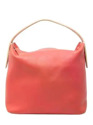Loewe Leather Handbag With Top Zip Closure - Orange