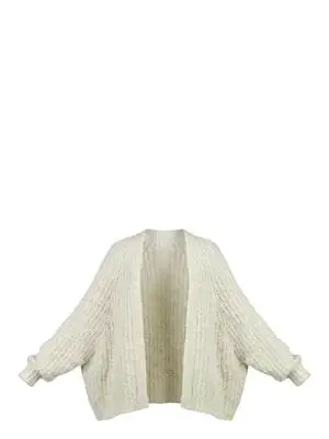 BALMAIN Balmain Batwing Sleeve Chunky-Knit Cardigan
