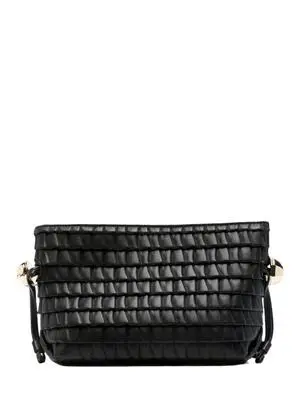 Liu Jo Pleated Shoulder Bag - Black