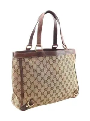 Gucci Gg Canvas Abby Tote Bag - Neutrals
