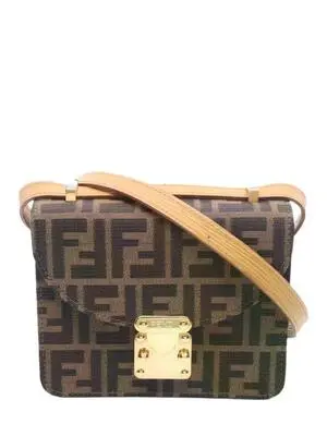 Fendi Zucca Cross Body Bag - Brown