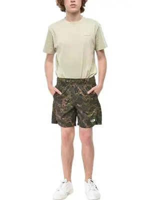 The North Face Patterned Elasticated Shorts - Green