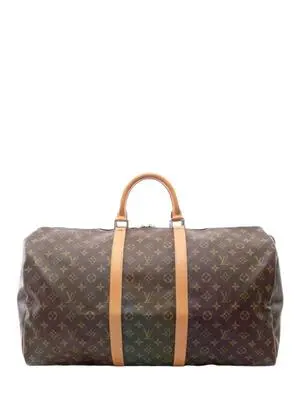LOUIS VUITTON 2000 Keepall 55 Tote Bag - Brown