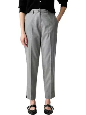Marc O'polo Tailored Pressed Crease Trousers - Grey