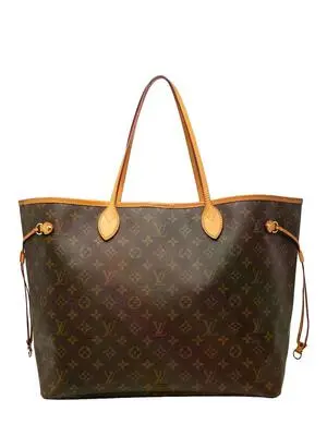 LOUIS VUITTON Monogram Neverfull Gm Tote Bag - Brown