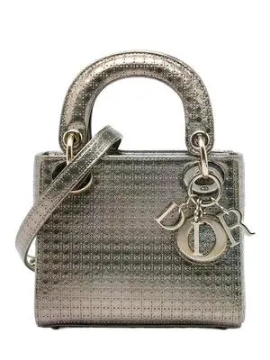 Dior Mini Lady Satchel - Gold