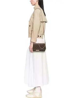 LOUIS VUITTON Monogram Favorite Mm Satchel - Brown