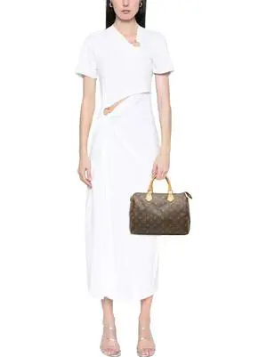 LOUIS VUITTON Monogram Speedy 30 Boston Bag - Brown