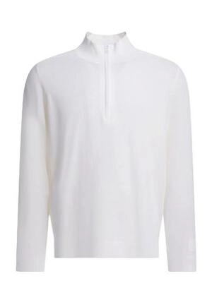 C.P. COMPANY Half-zip Sweater - White