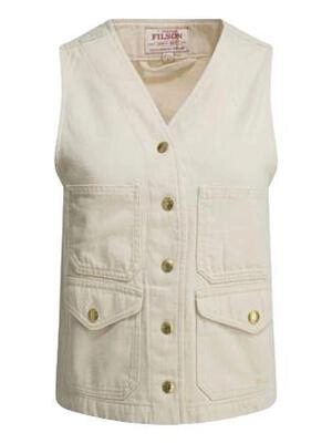 Filson Archive Cruiser Sleeveless Vest - White