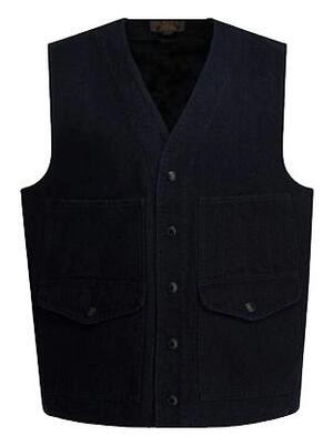 Filson Dry Tin Sleeveless Jacket - Blue