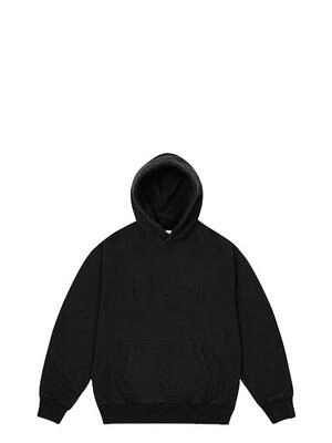 PALACE Unitas Pigment Wash Hooded Sweatshirt - Black