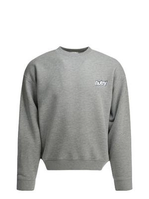AUTRY Crewneck Logo Sweatshirt - Grey