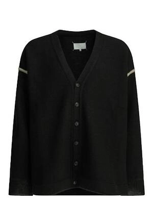 MAISON MARGIELA Wool Patches Cardigan - Black