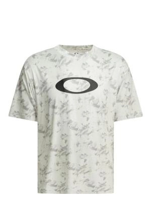Oakley Enhance Qdevo Short Sleeve Tee Graphic 5.0 Crewneck Sweat-shirt T-shirt - White