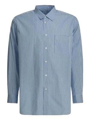 Comme Des Garçons Forever Striped Cotton Shirt - Light Blue
