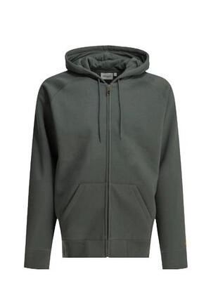 Carhartt Hooded Chase Zip Sweatshirt - Blue