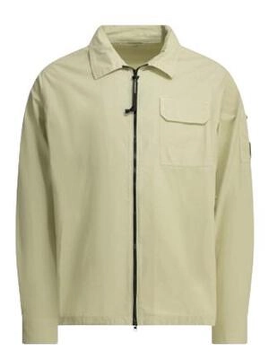 C.P. COMPANY Organic Gabardine Overshirt - Beige