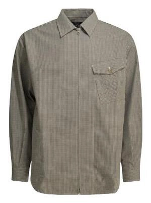 Comme Des Garçons Checkered Overshirt - Brown