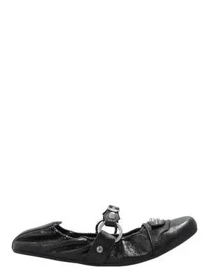 Balenciaga City Ballerina Flats - Black/silver