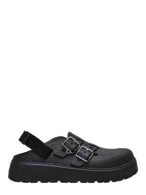 CROCS Buckled Clogs - Black