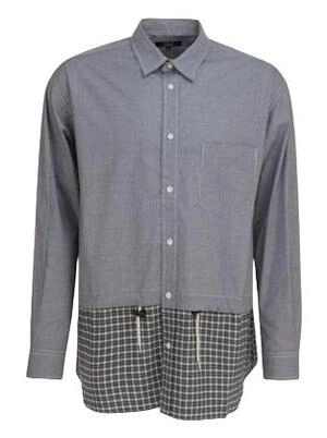 Comme Des Garçons Cotton Inserts Shirt - Grey