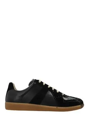 MAISON MARGIELA Replica Paint Splatter Sneakers - Black