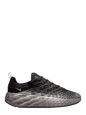 Nike Athletic Lace-up Sneakers - Black/metallic Silver