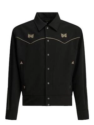 Needles Piping Cowboy Overshirt - Black