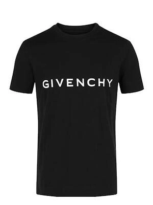 Givenchy Slimfit Logo Graphic T-shirt - Black