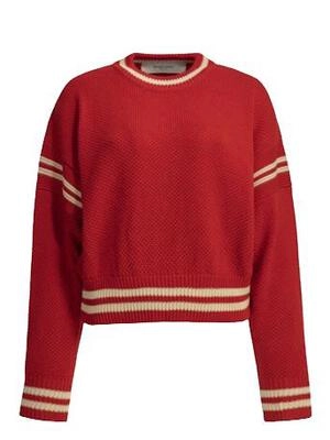 GOLDEN GOOSE Rachel Crewneck Sweater - Red