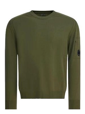 C.P. COMPANY Wool Crewneck Sweatshirt - Green
