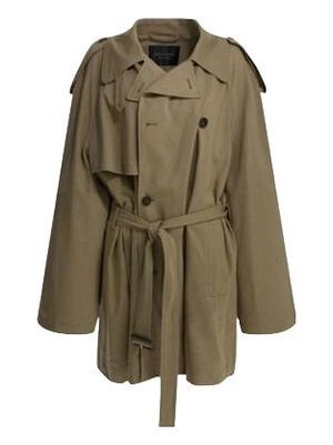 Balenciaga Short Trench Coat - Beige