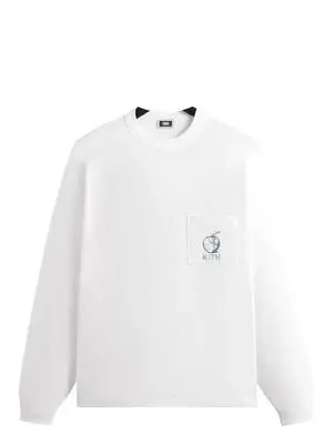 Kith Kin Universal Apple Long Sleeve Tee Shirt - White