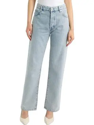 FRAME The Essential Straight Leg Jeans - Air