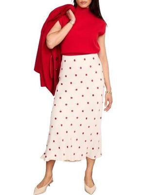 MINT VELVET MINT VELVET Polka Dot Slip Skirt
