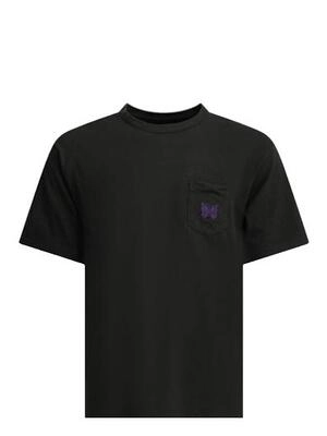 Needles Pocket Tee Crewneck Sweat-shirt T-shirt - Black