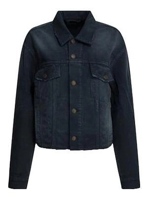 Balenciaga Denim Jacket With Old Effect - Blue